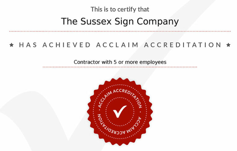 We Design, Make & Install Signs | The Sussex Sign Company
